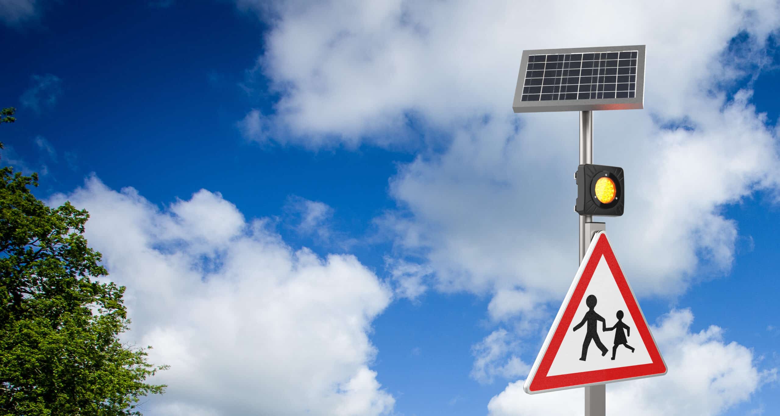 The EVOFLASH Warning Beacon - Solar Powered Warning Beacons - Elan City