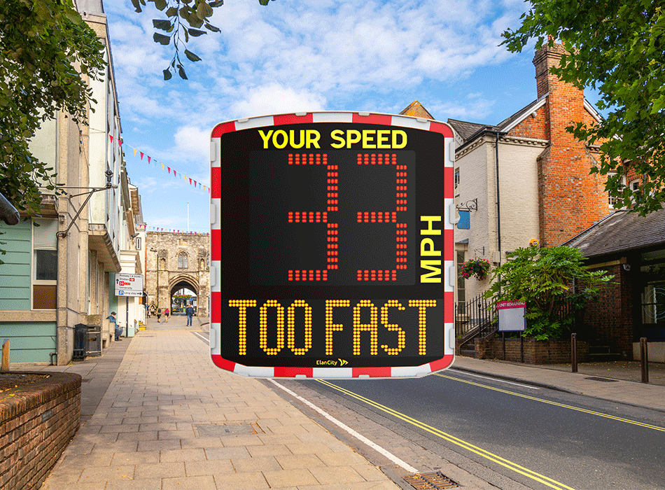 EVOLIS Vision: LED digital radar speed signs